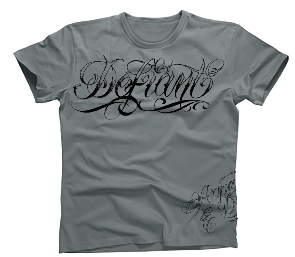 Scripture ~ The King of Script, Tattoo Artist Boog Deniro - Defiant